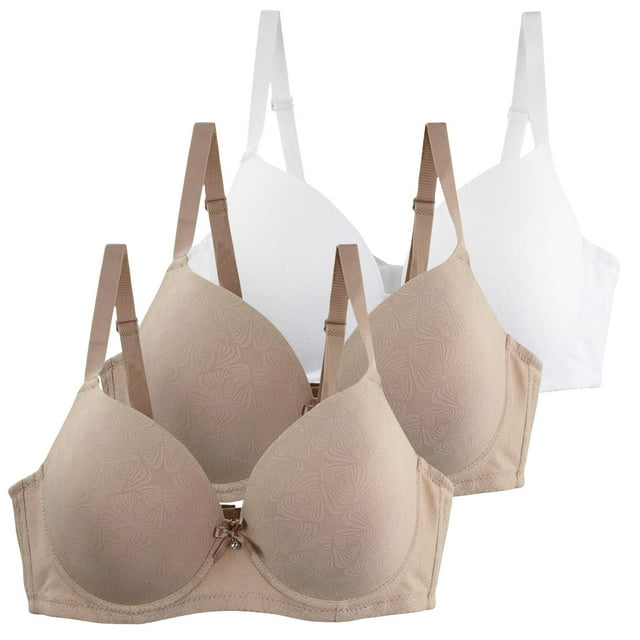 Bralettes for Women, Red Plus Size Soft Thin Underwire Support Sleep ...