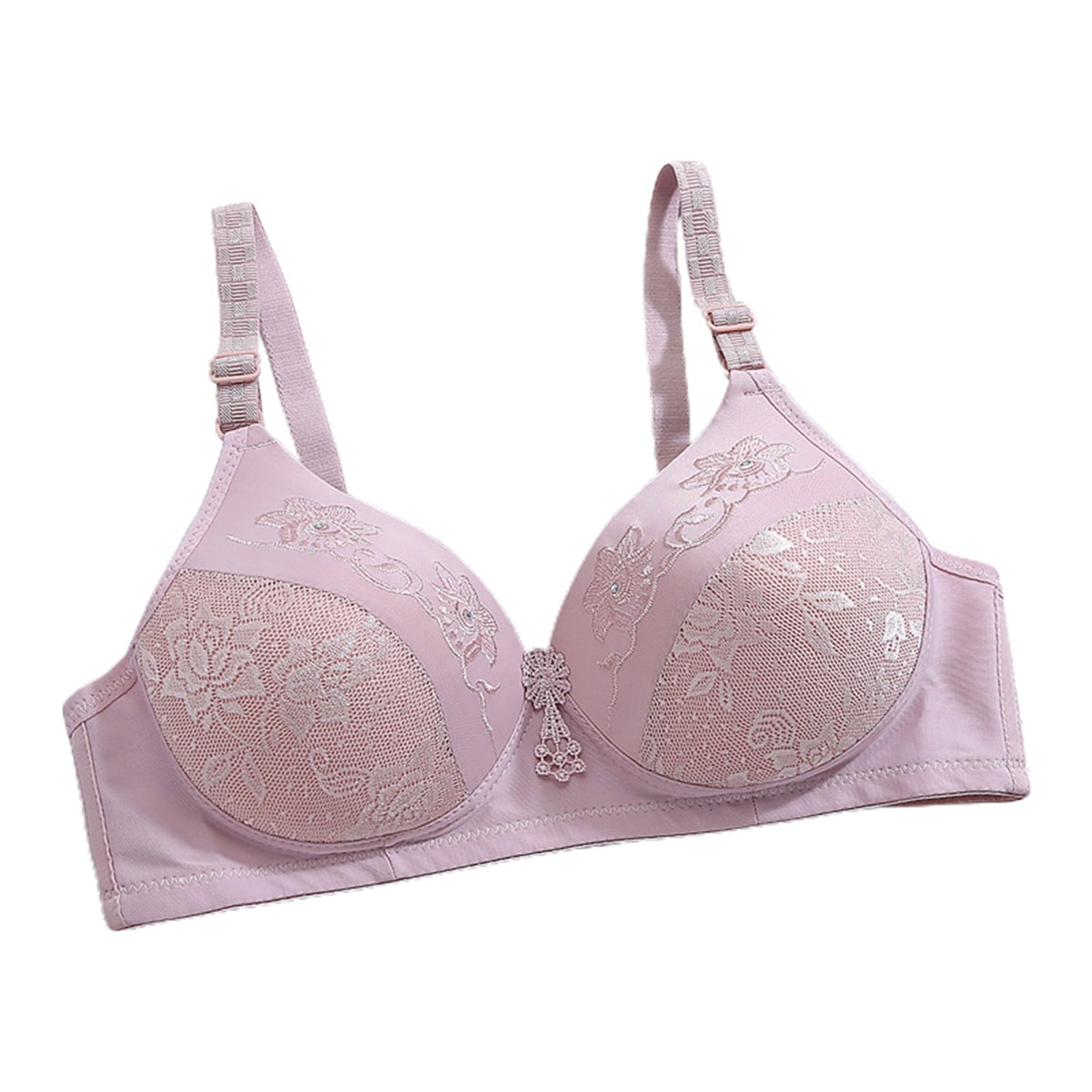 Bralettes for Women Women's Thin Plus Size Bra Without Underwire Mom ...