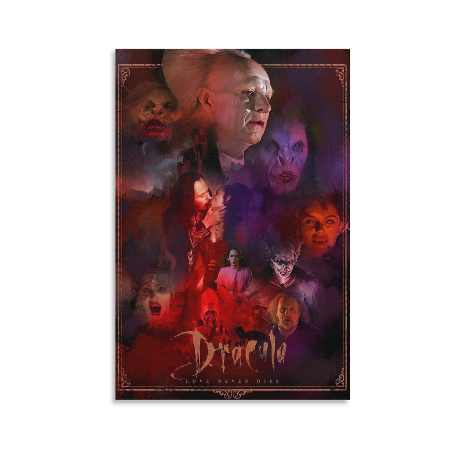 Bram Stoker's Dracula Movie Poster (3) Posters Wall Art Painting Canvas ...
