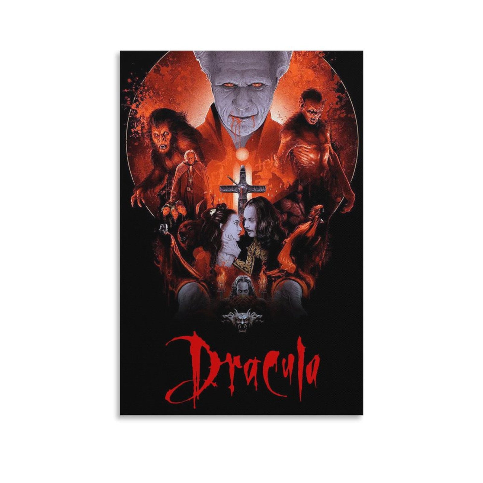 Bram Stoker's Dracula Movie Poster (40) Art Poster Canvas Painting ...