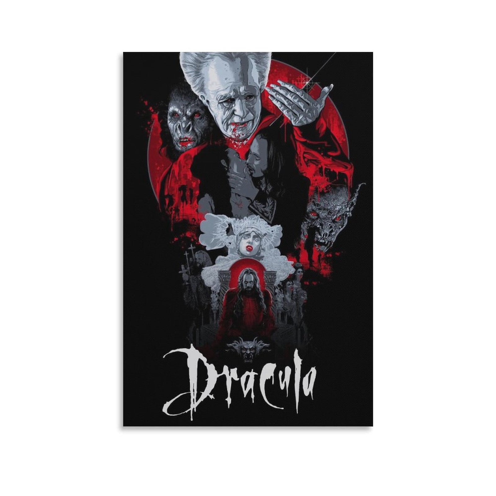 Bram Stoker's Dracula Movie Poster (47) Canvas Art Poster and Wall Art ...
