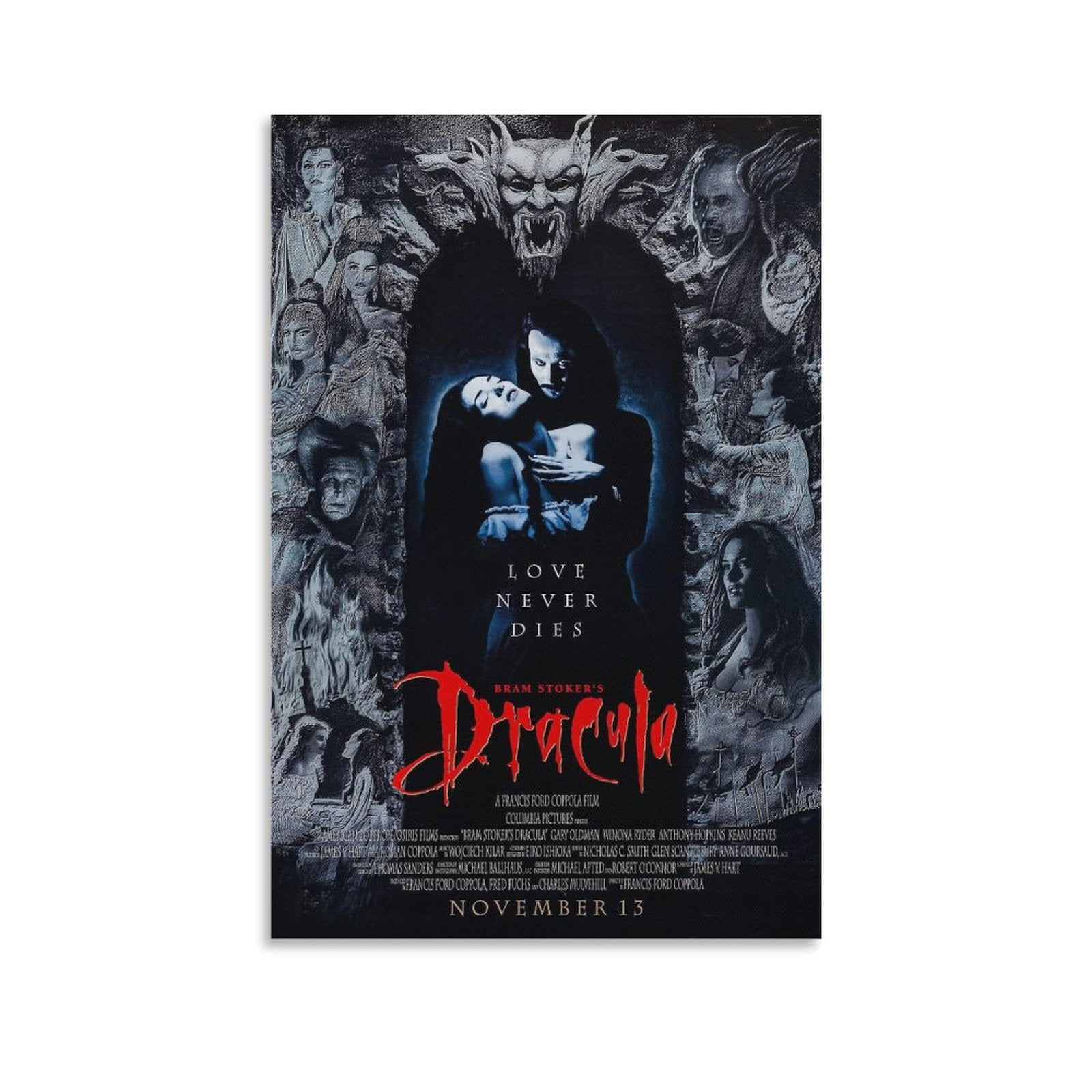 Bram Stoker's Dracula Movie Poster (49) Posters Art Print Wall Photo ...