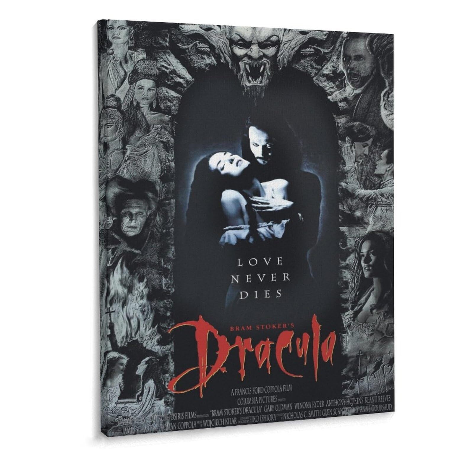 Bram Stoker's Dracula Movie Poster Canvas Prints Wall Art Poster Poster ...
