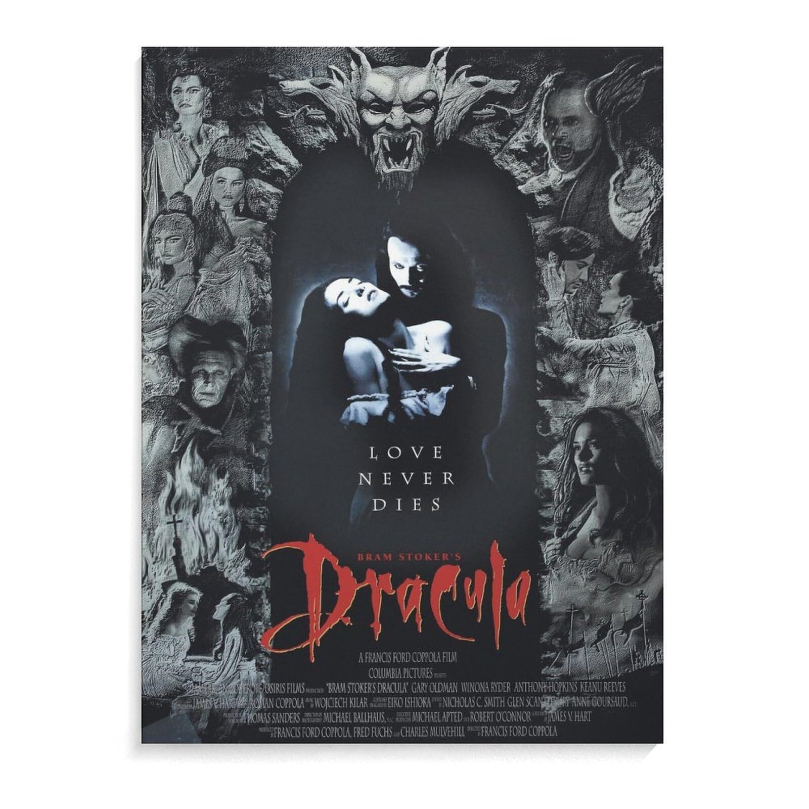 Bram Stoker's Dracula Movie Poster Canvas Prints Wall Art Poster Poster ...