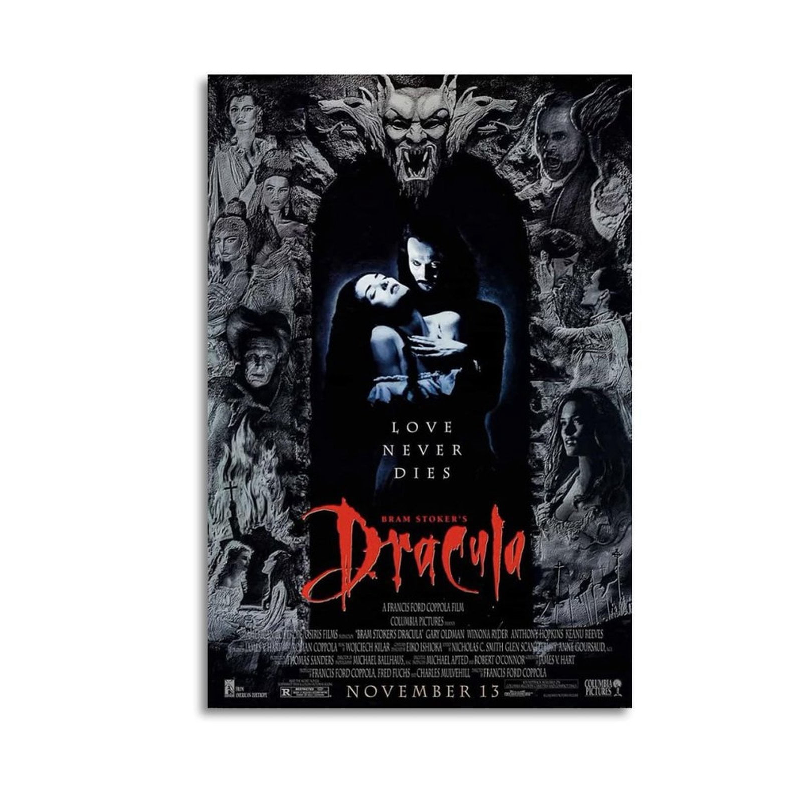 Bram Stoker's Dracula Poster Decoration Vibrant High-end Wall Posters ...