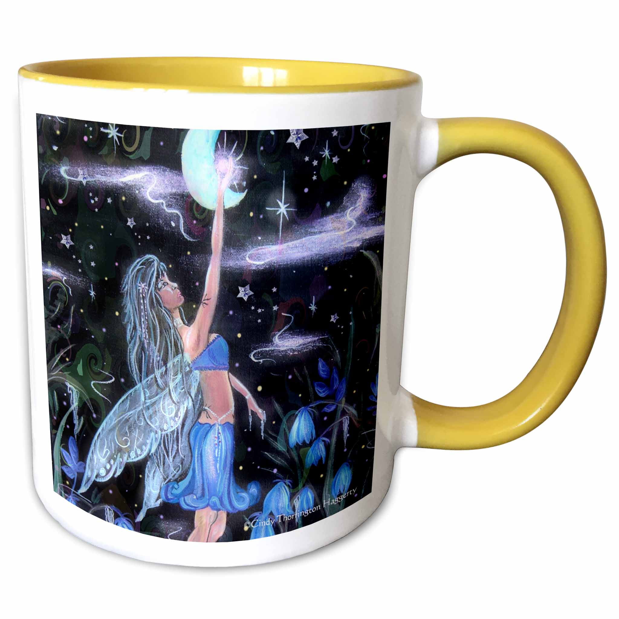 3drose, Bramble Ice Witch, 11oz Two-tone Yellow Mug - Walmart.com