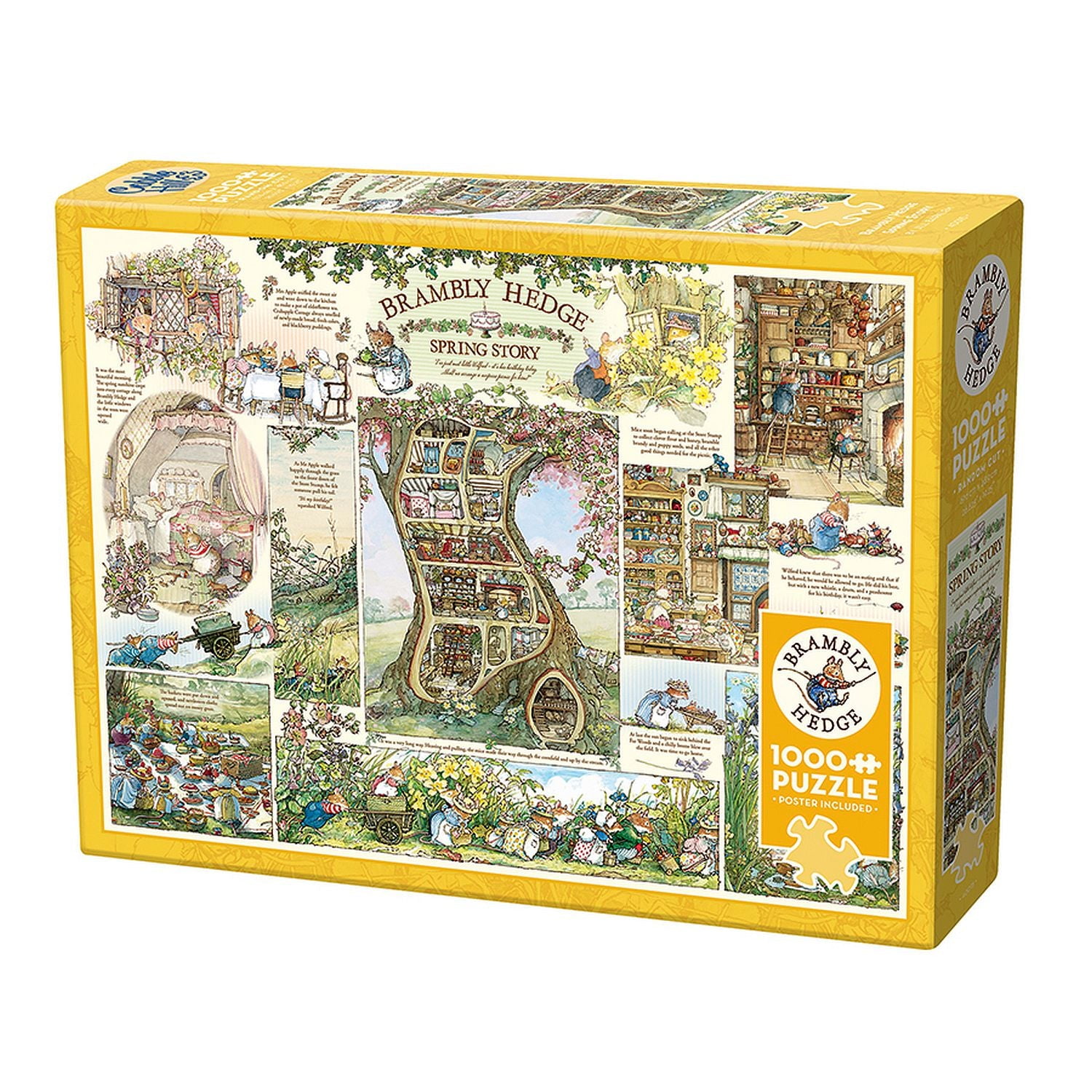 Cobble Hill 1000 Piece Jigsaw Puzzle Brambly Hedge Spring Story Poster ...