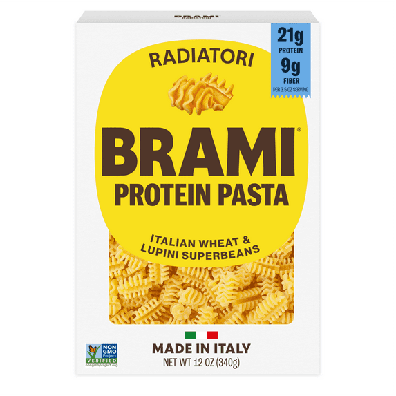 Brami Radiatori High Protein Pasta, Made in Italy, 21g Protein, High ...