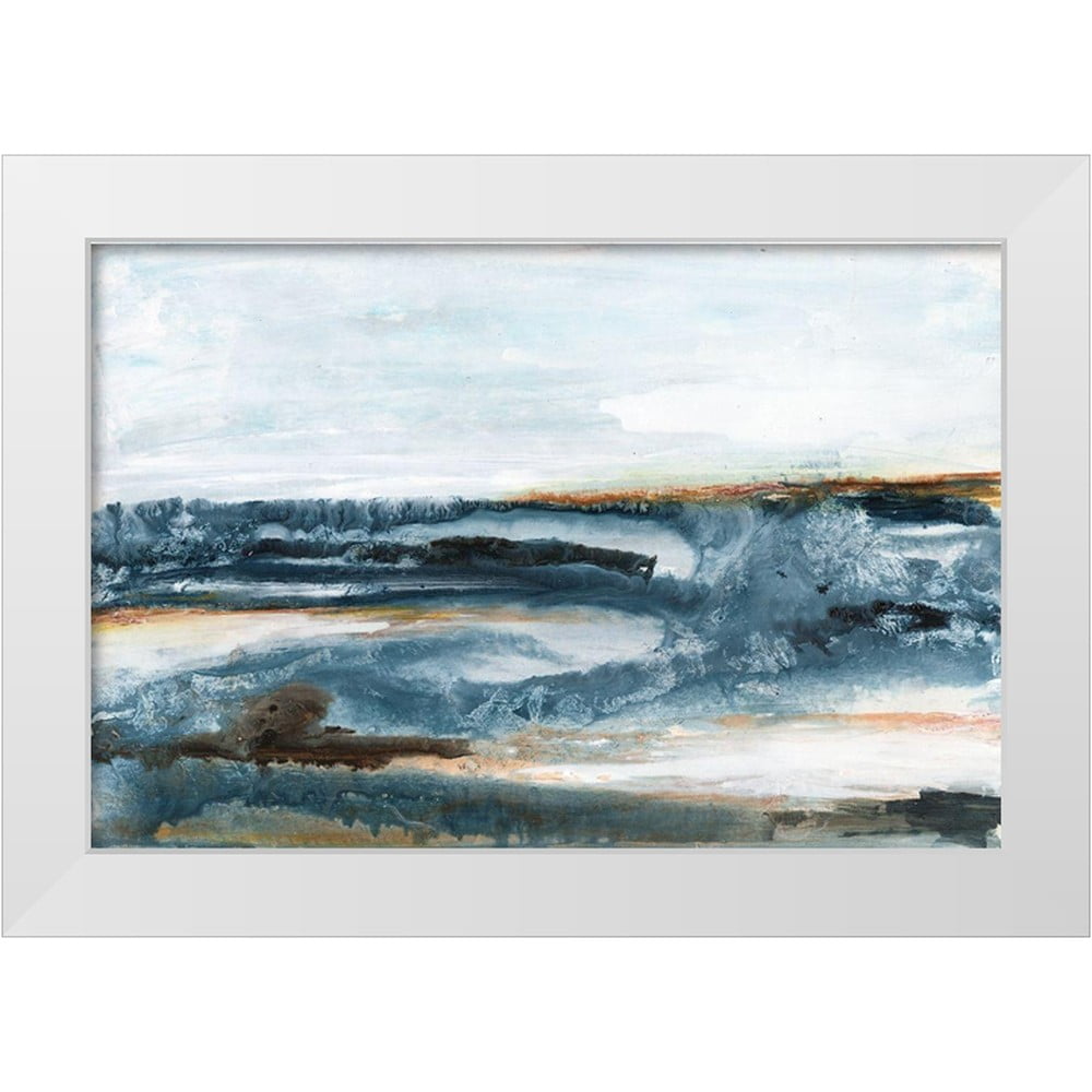 Bramma, Lila 14x11 White Modern Wood Framed Museum Art Print Titled - Ocean Blues I - Walmart.com