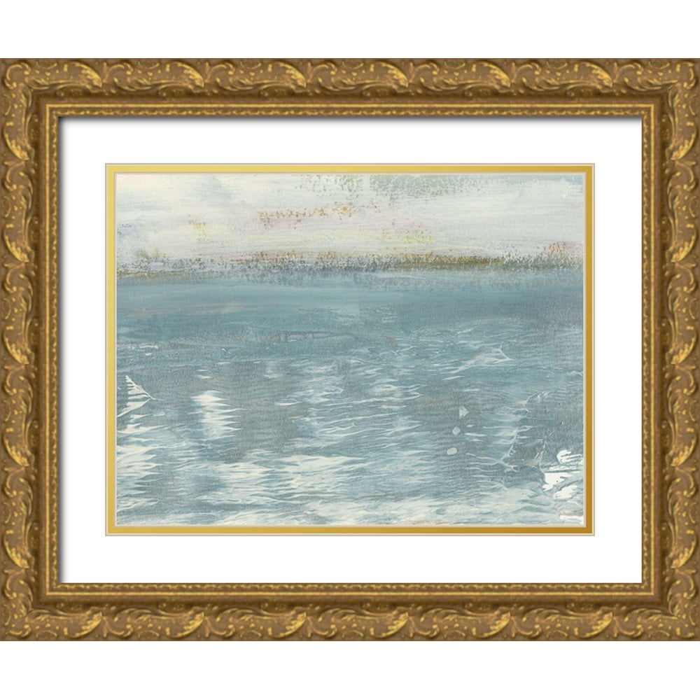 Bramma, Lila 14x12 Gold Ornate Wood Framed with Double Matting Museum ...