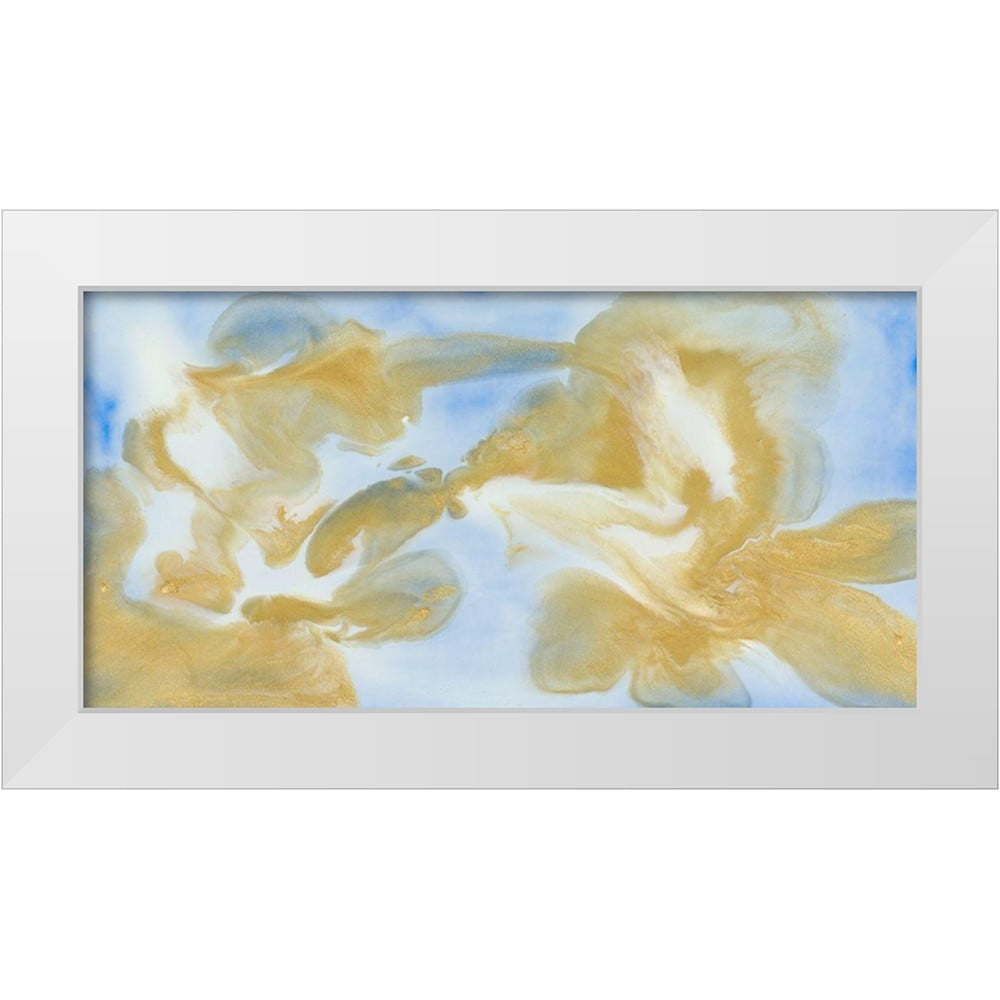 Bramma, Lila 14x9 White Modern Wood Framed Museum Art Print Titled ...