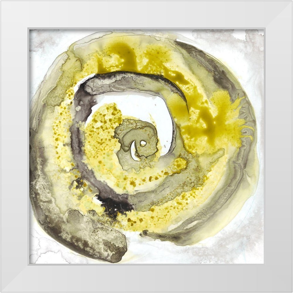 Bramma, Lila 20x20 White Modern Wood Framed Museum Art Print Titled ...