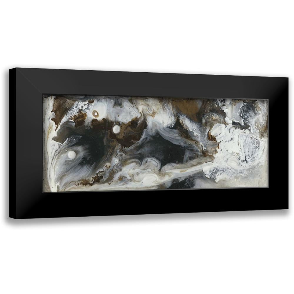 Bramma, Lila 24x12 Black Modern Framed Museum Art Print Titled ...