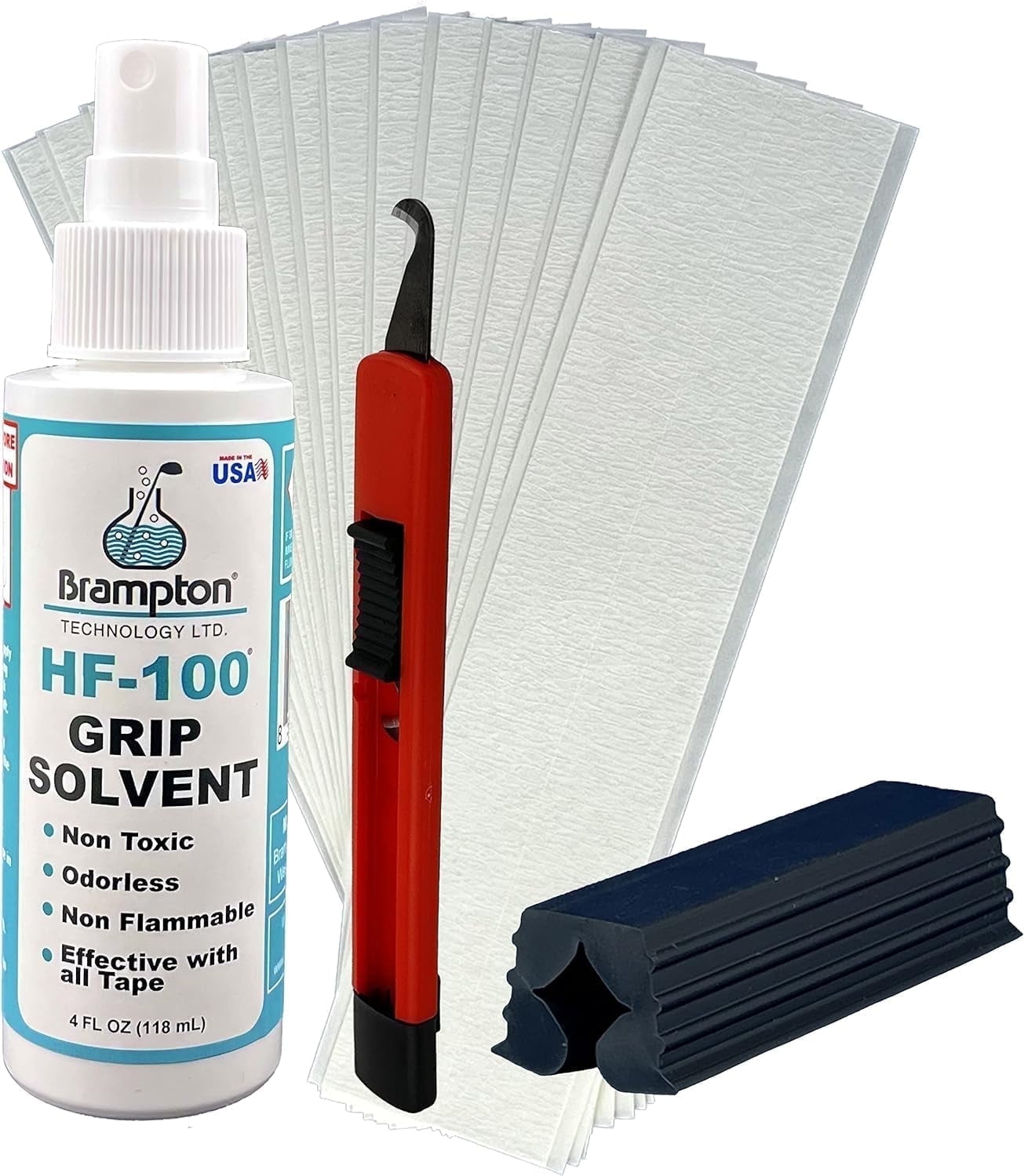 Brampton Premium Golf Grip Kit - Safe & Easy Regripping with 2"x10 ...