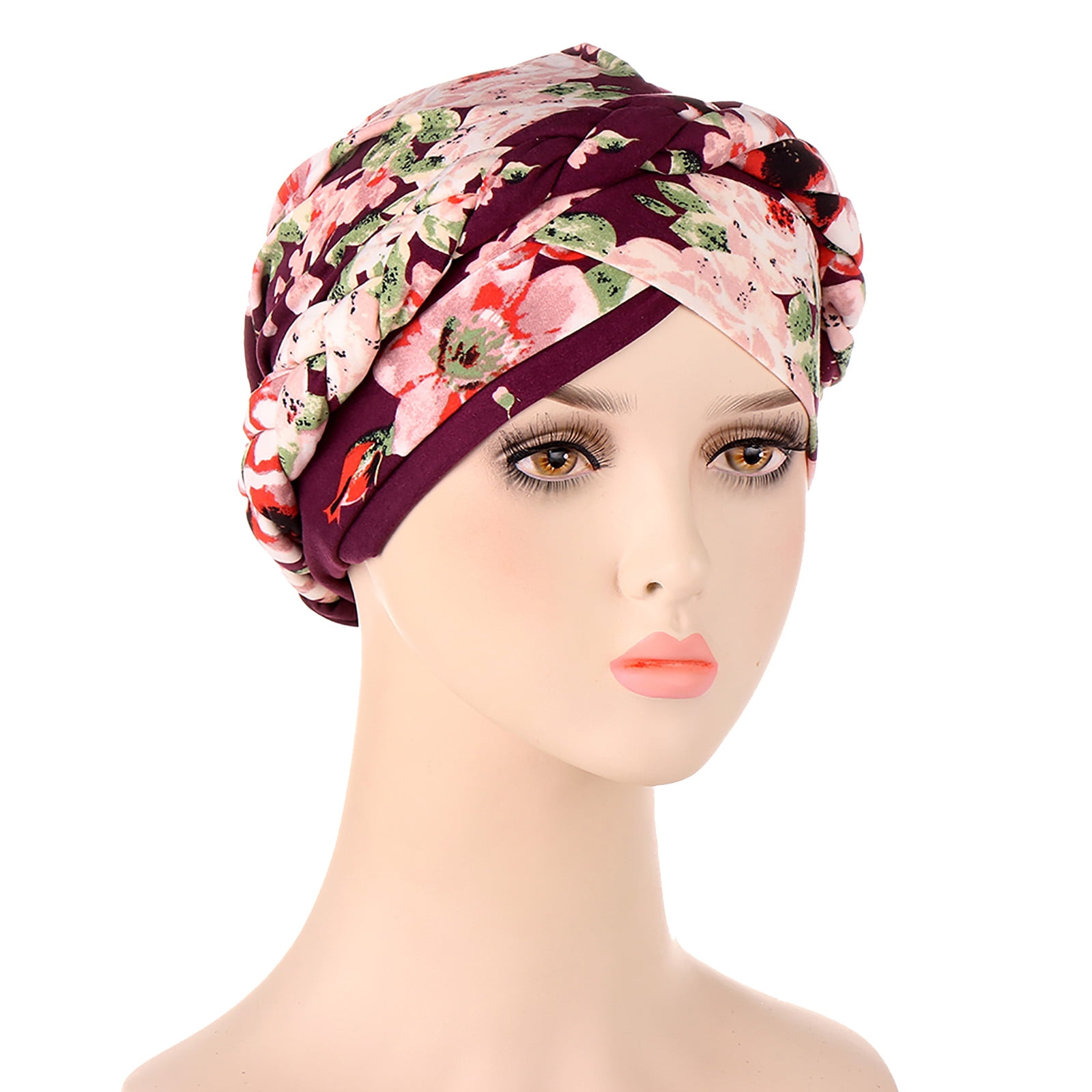 Bramtres Bandanas for Women,Head Scarf Cancer Head Hat Cap Ethnic ...