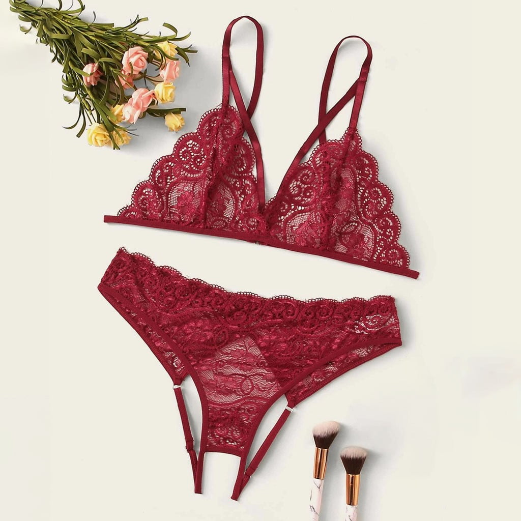 Bramtres Bra And Panty Sets Lingerie For Women New Women Plus Size Lace Lingerie Brathong