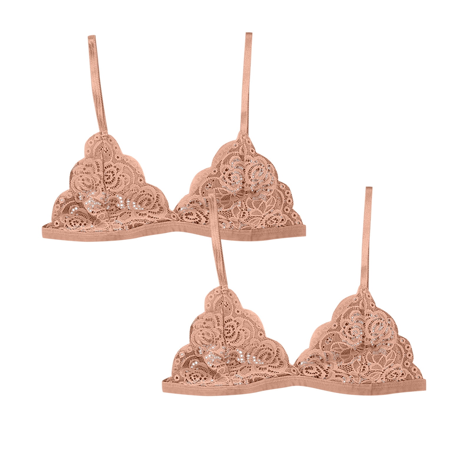Bramtres Bralettes for Women Bras for Women 2PC Women Sexy Lace Thin ...