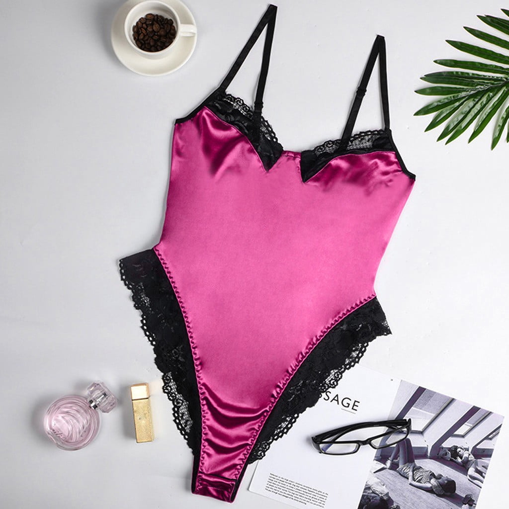 Bramtres Pajama Sets For Women 2 Piece Silk Pajamas Sexy Pure Lace