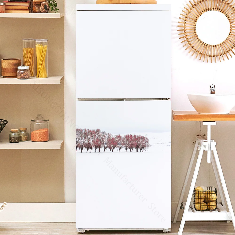 Branch Bird Modern Flower Refrigerator Stickers Decorative Picture ...