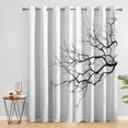 Branch Blackout Curtains, Tree Simple Modern Minimalist Curtains for ...