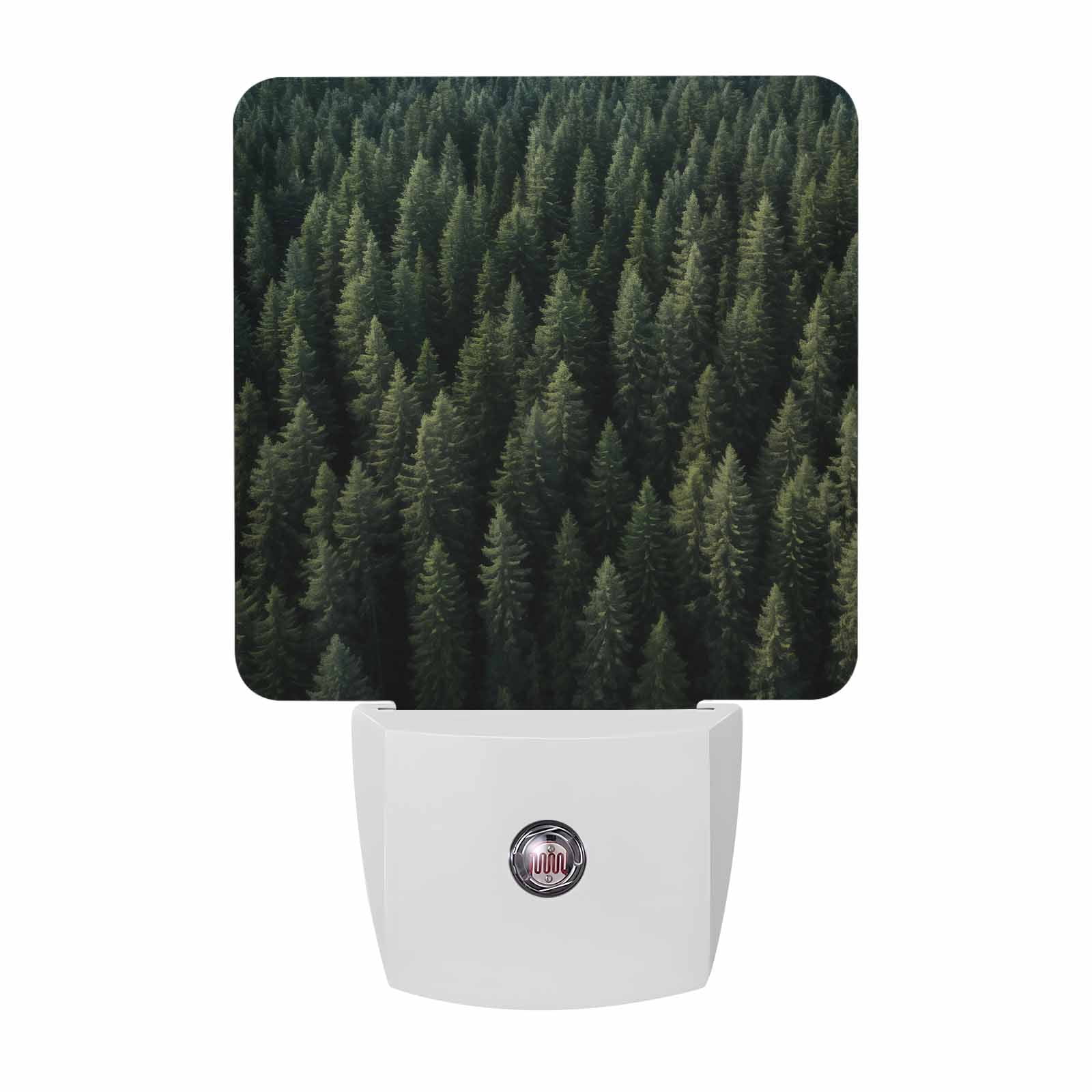Branch Forest Leaves Plug-in LED Night Lights Pine Plant Nature Green ...