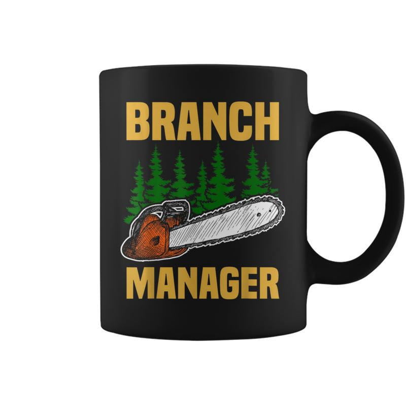 Branch Manager Forstwirt Lumberjack Chainsaw Wood Chopping Coffee Mugs ...