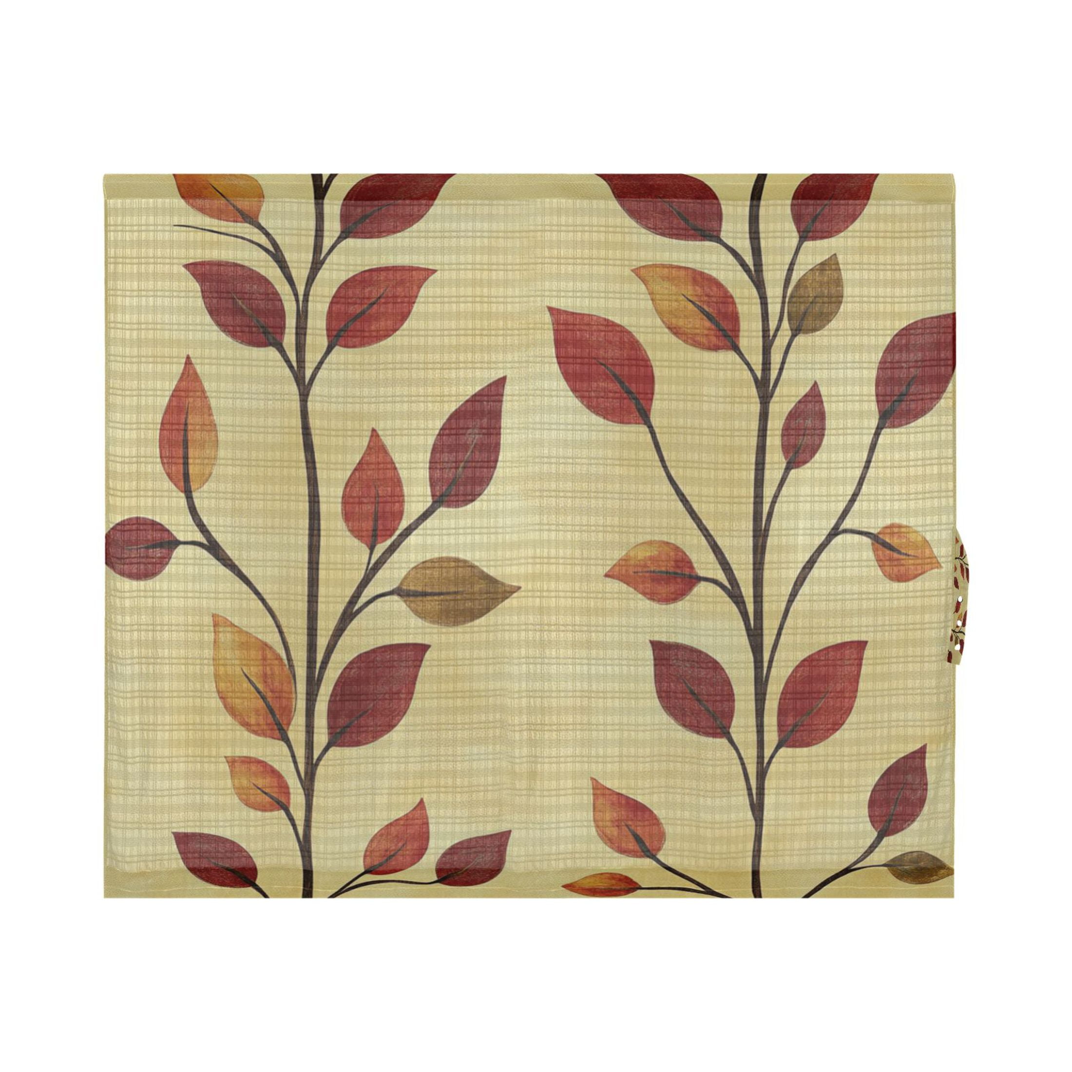 Branch Pattern Door Panels 25x72in Breathable Mesh Privacy UV Blocking ...