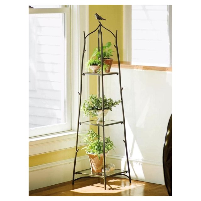 Branch Plant Stand | Decorative & Compact Indoor 3-Tier Shelf Perfect ...
