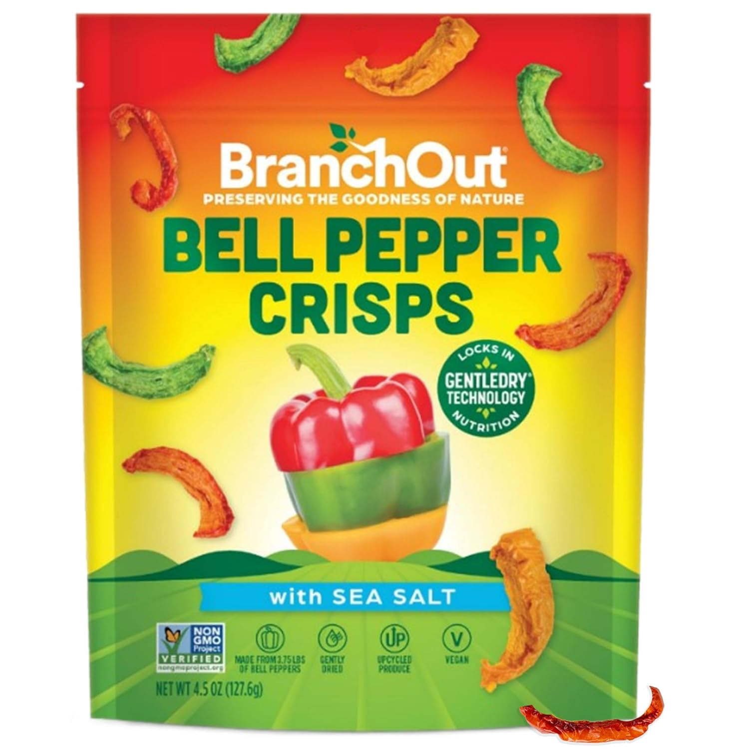 BranchOut Bell Pepper Crisps, 4.5 Ounce - Walmart.com