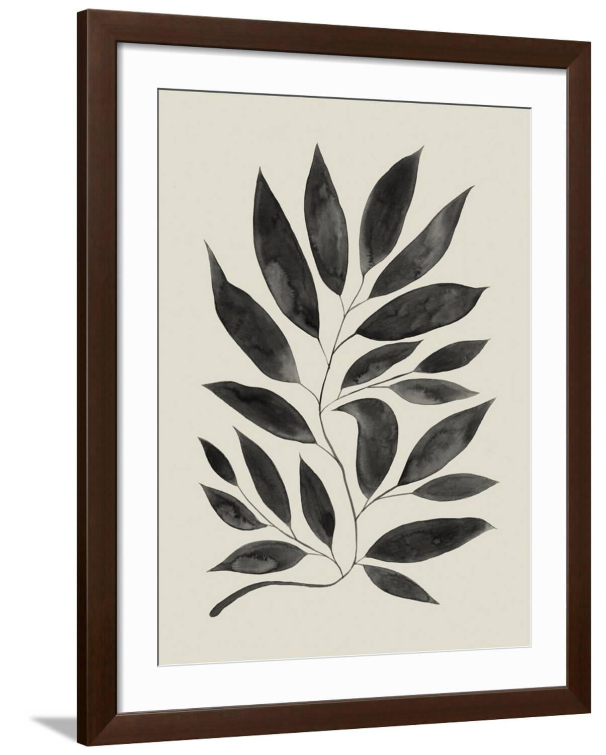 Art.com Branched Composition II Art Print by Grace Popp, Brown Frame ...
