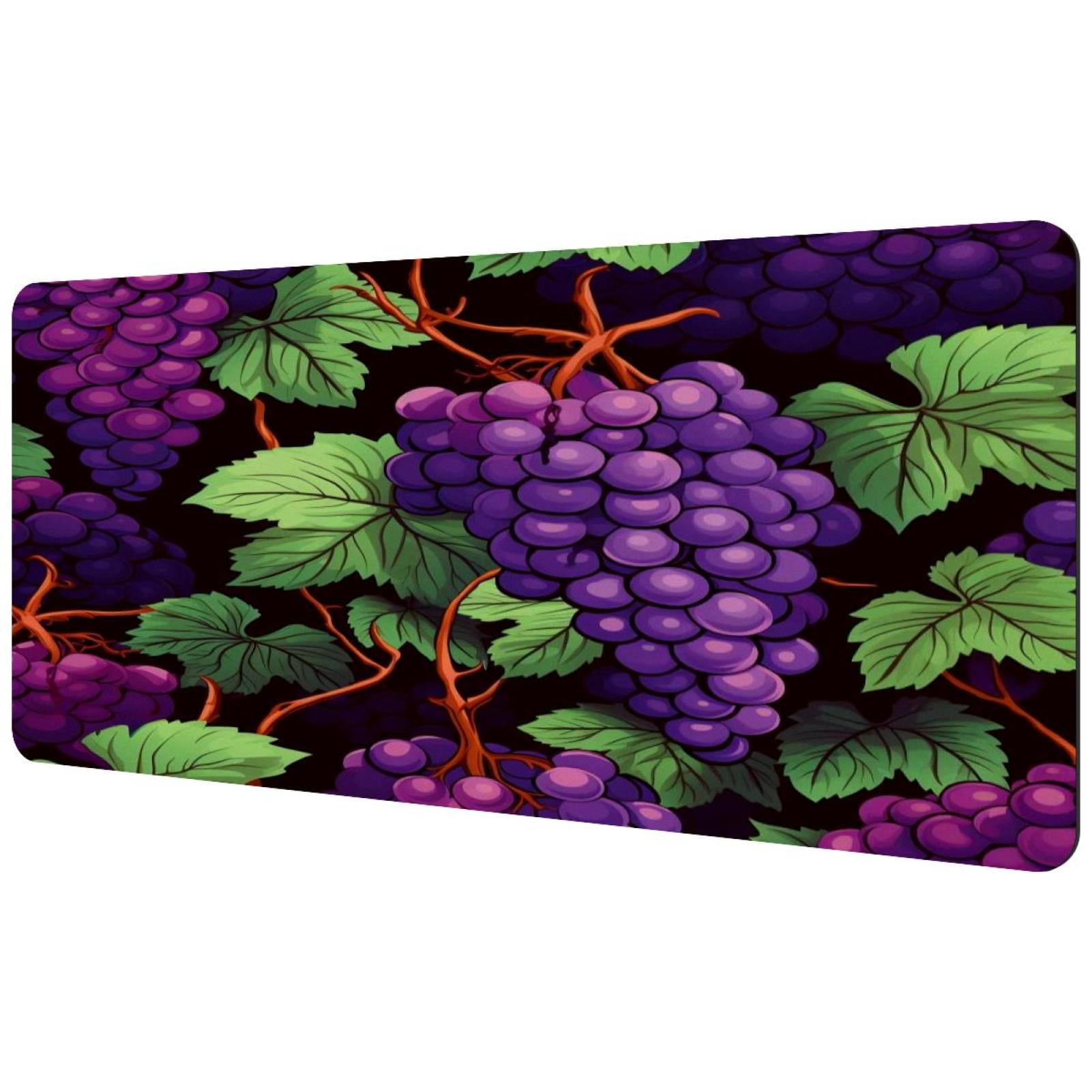 Branches of Grapes Fruits Mouse Pad, Large Mousepad for Office Home ...