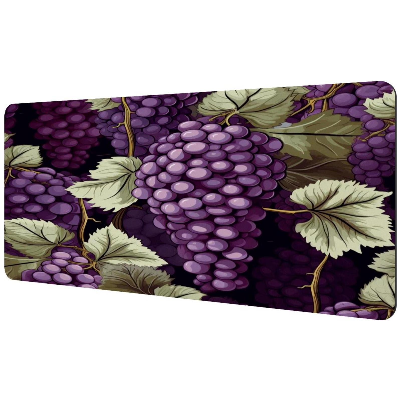 Branches of Grapes Fruits Mouse Pad, Large Mousepad for Office Home ...