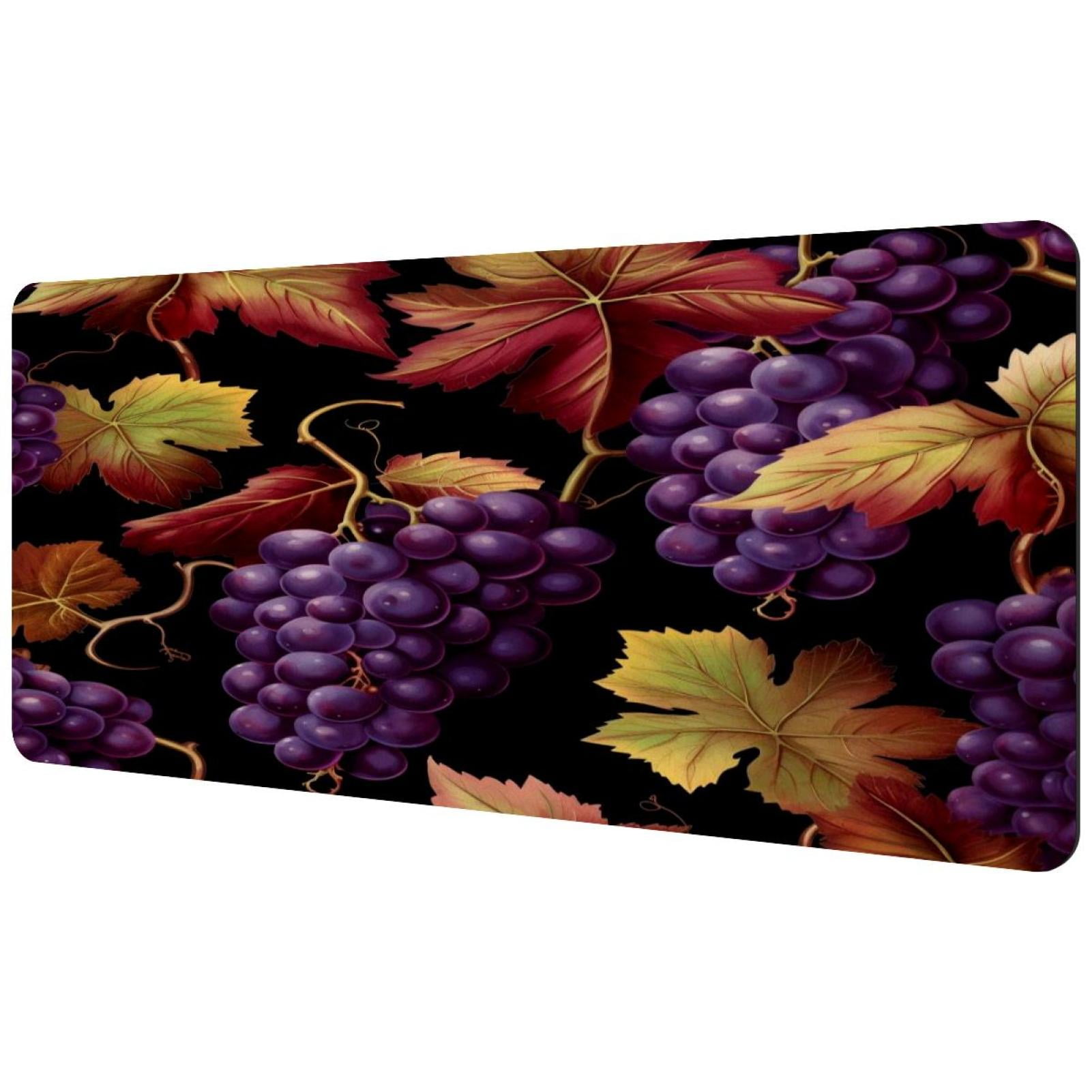 Branches of Grapes Fruits Mouse Pad, Large Mousepad for Office Home ...