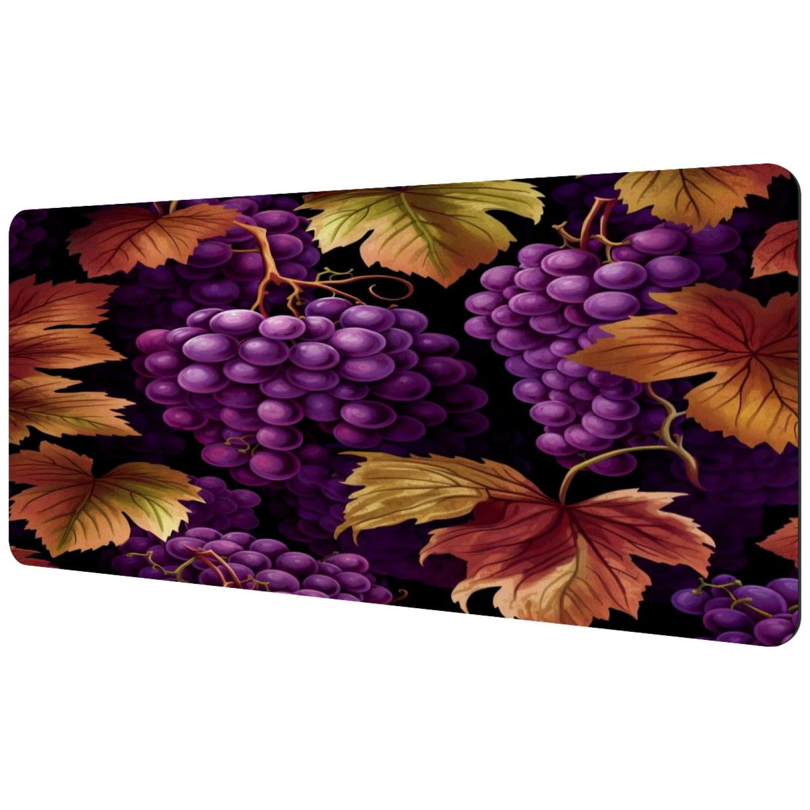 Branches of Grapes Fruits Mouse Pad, Large Mousepad for Office Home ...