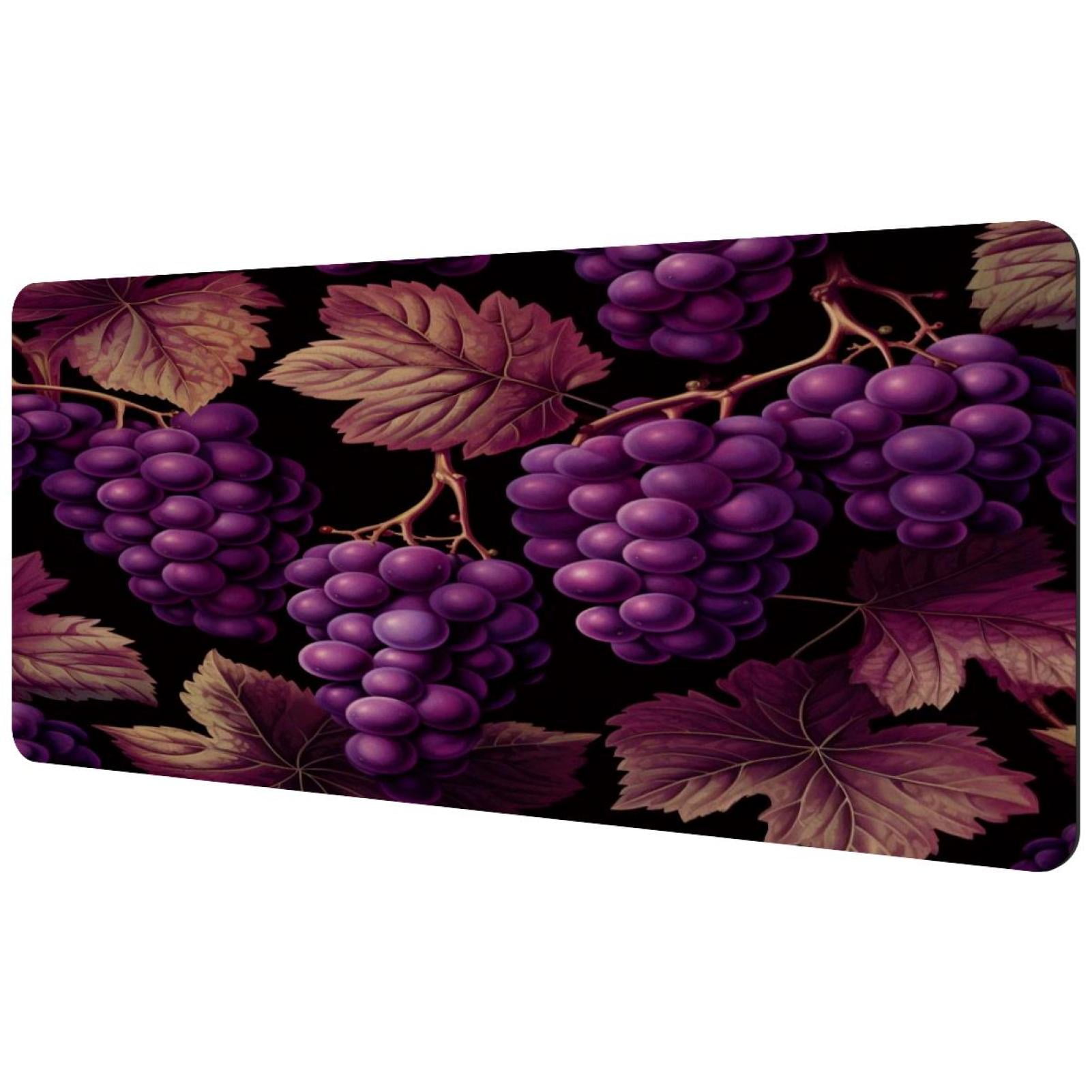 Branches of Grapes Fruits Mouse Pad, Large Mousepad for Office Home ...