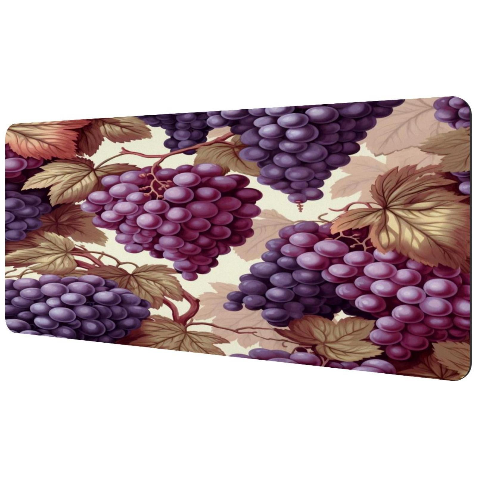 Branches of Grapes Fruits Mouse Pad, Large Mousepad for Office Home ...