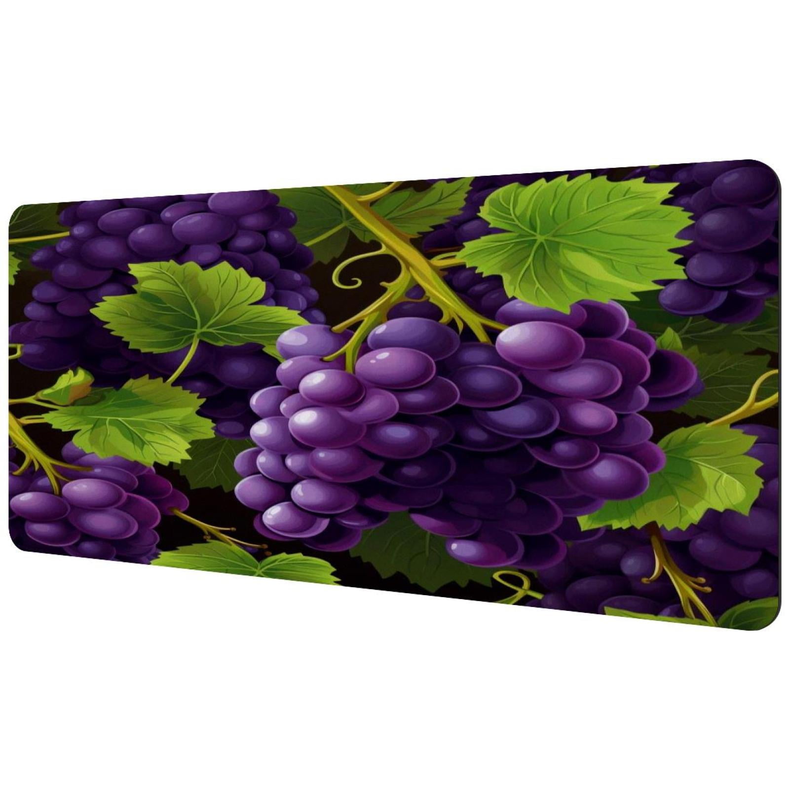 Branches of Grapes Fruits Mouse Pad, Large Mousepad for Office Home ...