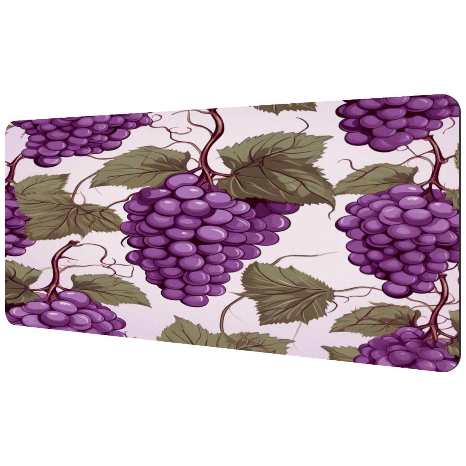 Branches of Grapes Fruits Mouse Pad, Large Mousepad for Office Home ...