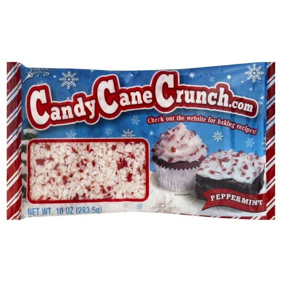Brach's Peppermint Crushed Candy Cane Pieces, 10oz, 2 Pack for Baking ...