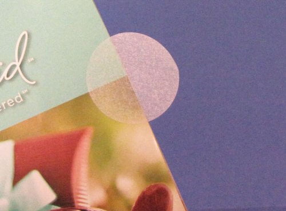 Brand Clear Frosted Translucent 1.5" Wafer Tab Seals 4000 Roll #CLR15W ...