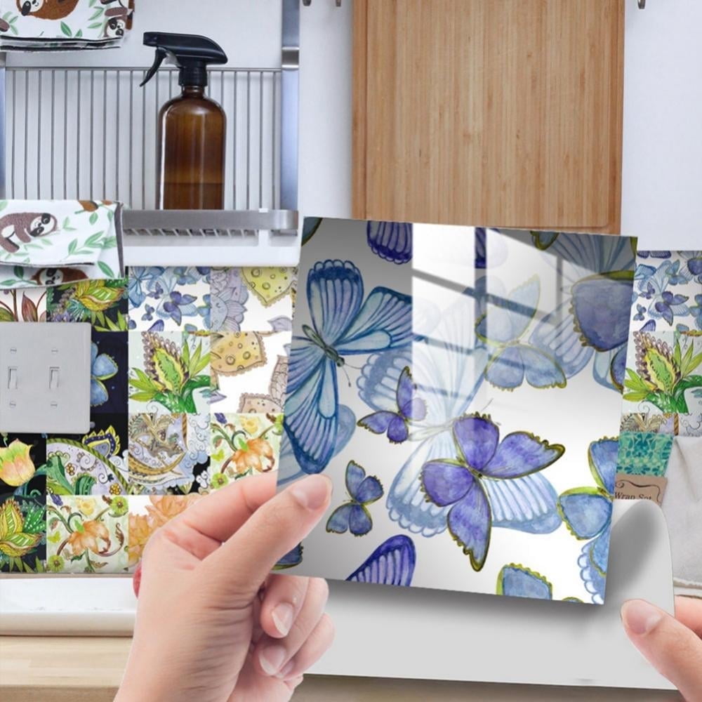 Brand Clearance!24 Sheets Tile Sticker Peel and Stick,Self Adhesive ...