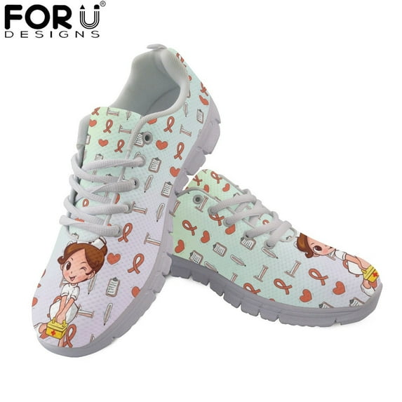 Brand Design Women's Sneakers Shoes Cartoon Nursing Medical Pattern ...