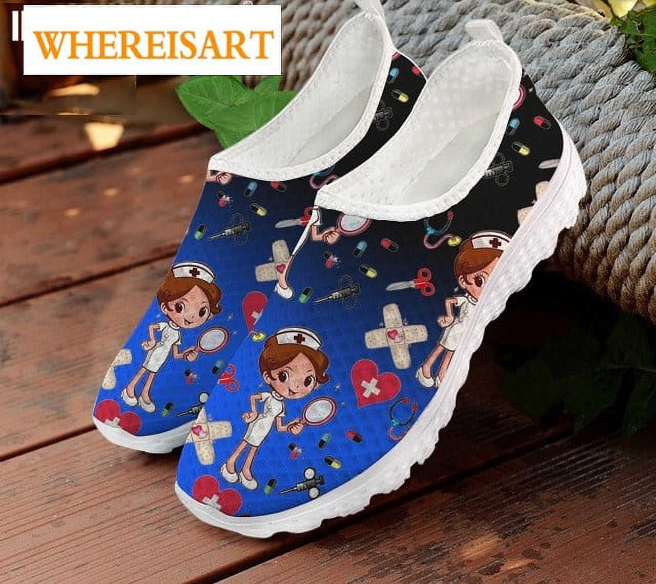 Brand Designer Women Shoes Flats Nurse Shoes Woman Surgical Nursing ...