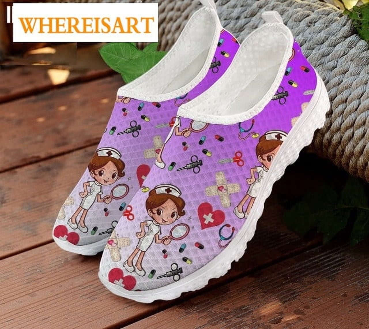 Brand Designer Women Shoes Flats Nurse Shoes Woman Surgical Nursing ...