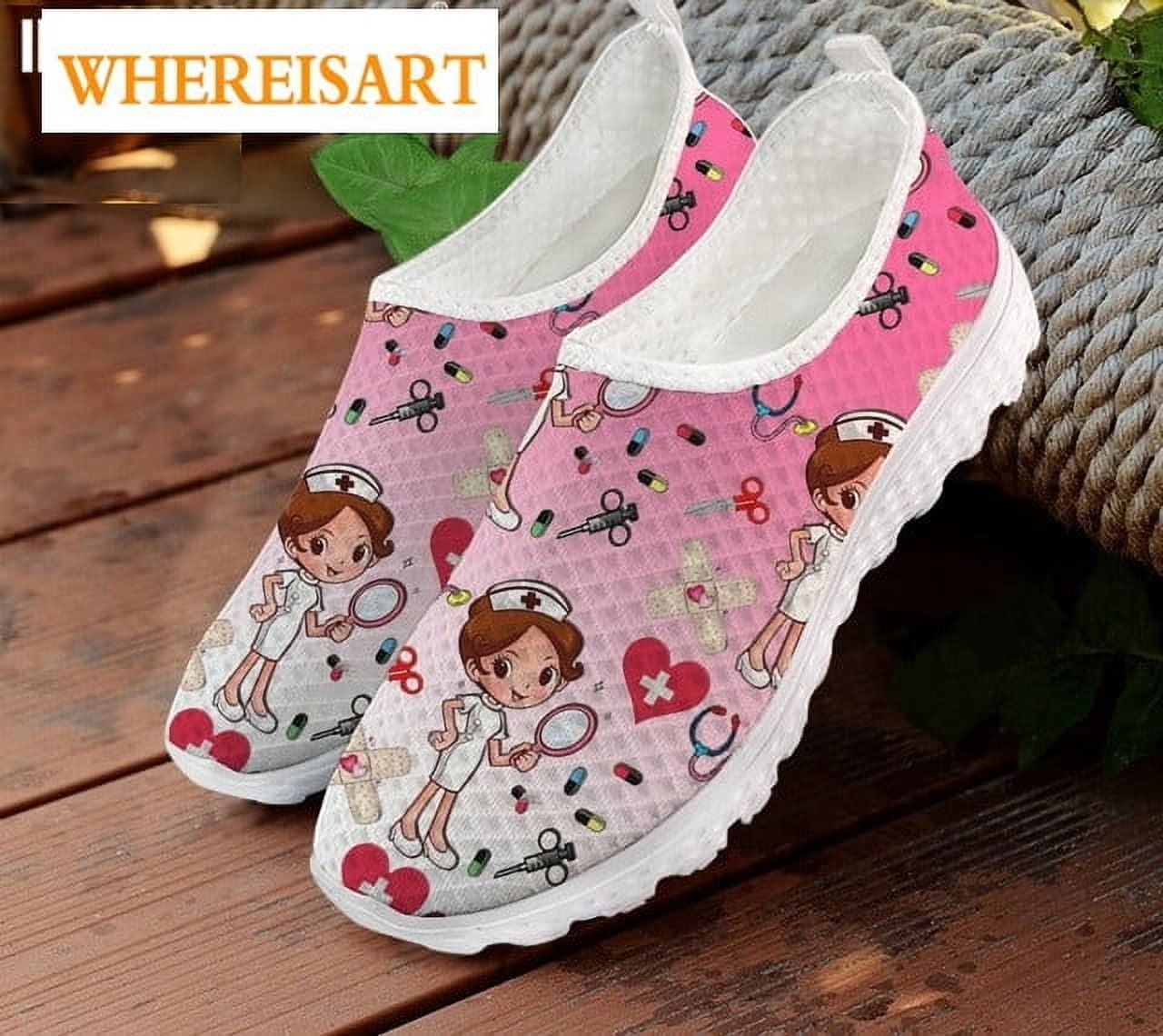 Brand Designer Women Shoes Flats Nurse Shoes Woman Surgical Nursing ...