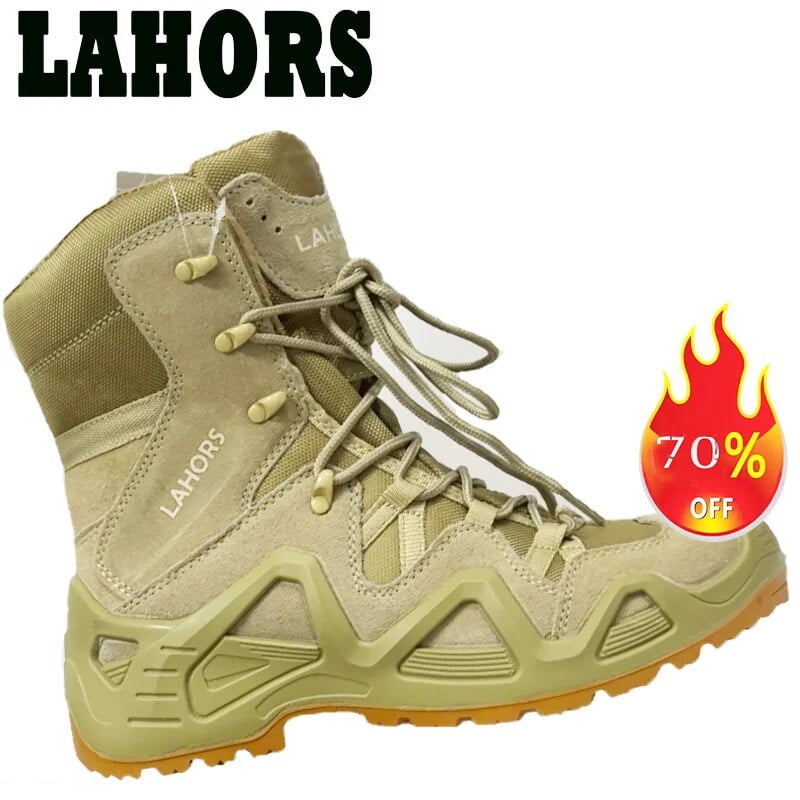 Brand High Mens Combat Tactical Military Boots Army Fan WaterProof ...