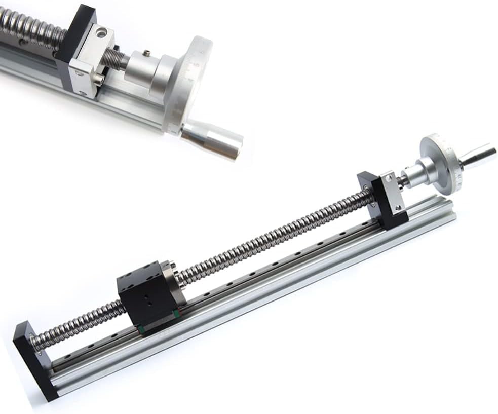 Brand: Manual Actuator Sliding Table Stage Cross Slide Linear Slide Rails Ball Screw Guide W ...