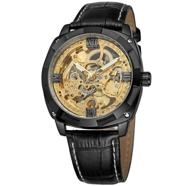 VIGOROSO Men's Automatic Mechanical Selfwind Real Sub-dial Calendar ...