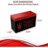 Brand NT1270 12V 7Ah Rechargeable Sealed Lead Acid Battery - Enduring 6 ...
