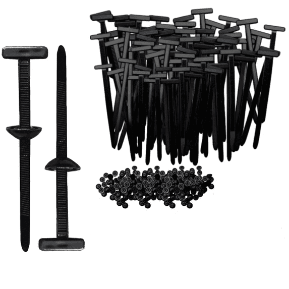 Brand New! 200PC Upgraded Nylon Cable Tie Buckle Universal Heavy Duty ...